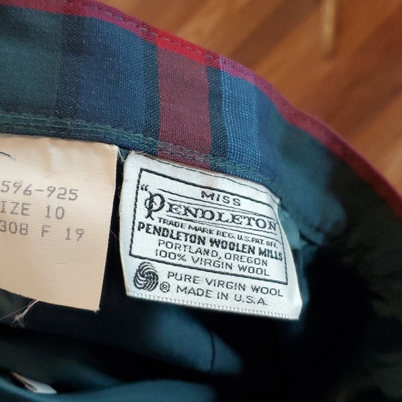 Pendleton | Skirts | Miss Pendleton Vtg Wool Plaid Skirt | Poshmark